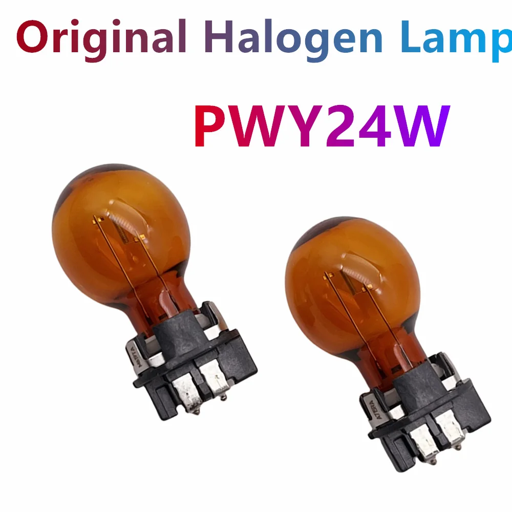 PWY24W 2PCS Original Halogen Lamp For Audi A3 A4 A5 Q3 Q7 VW Golf CC ...