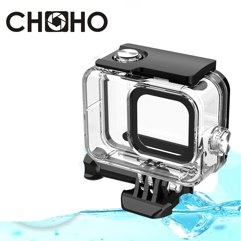 For-Gopro-8-Waterproof-Housing-Case-Diving-60M-Cover-Protective-Shell ...