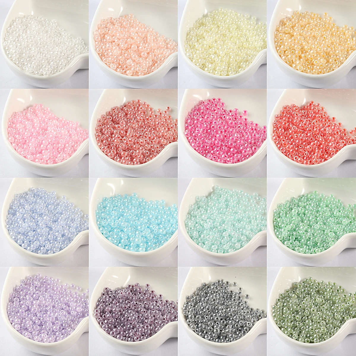 2mm-3mm-4mm-Cream-Uniform-Round-Glass-Seed-Bead-Charm-For-Jewelry ...