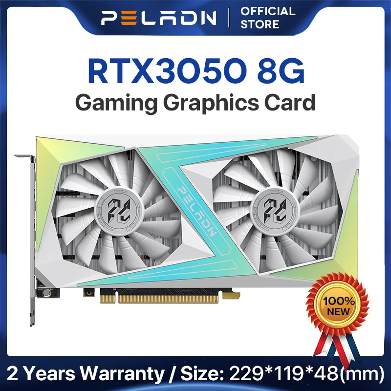 PELADN Full New RTX 3050 8GB Graphic Card GPU Dual Fans NVIDIA Video ...