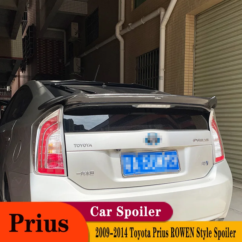 Carbon Fiber / Frp Material Spoiler For Toyota Prius 2009-2014 Rowen ...