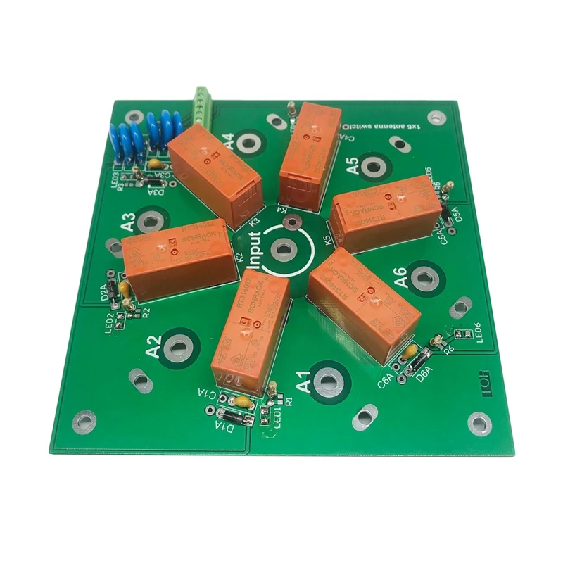 6:1 Coaxial Remote Antenna Switch Module SO-239 Finished Product 1.8Mhz ...
