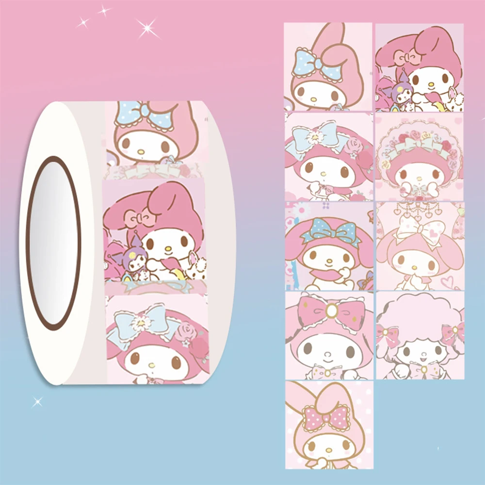 Generic 200pcs Kawaii Sanrio Cartoon Thank You Stickers Aesthetic Hello ...