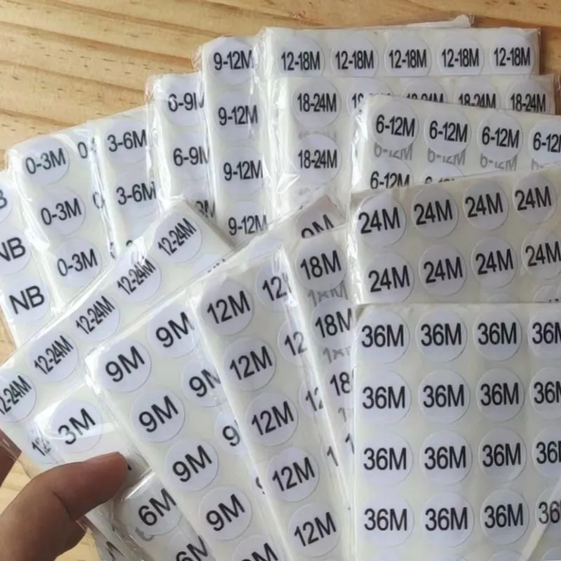 Sticker-size-label-50pcs-print-stickers-sizes-labels-3M-6M-9M-12M-18M ...
