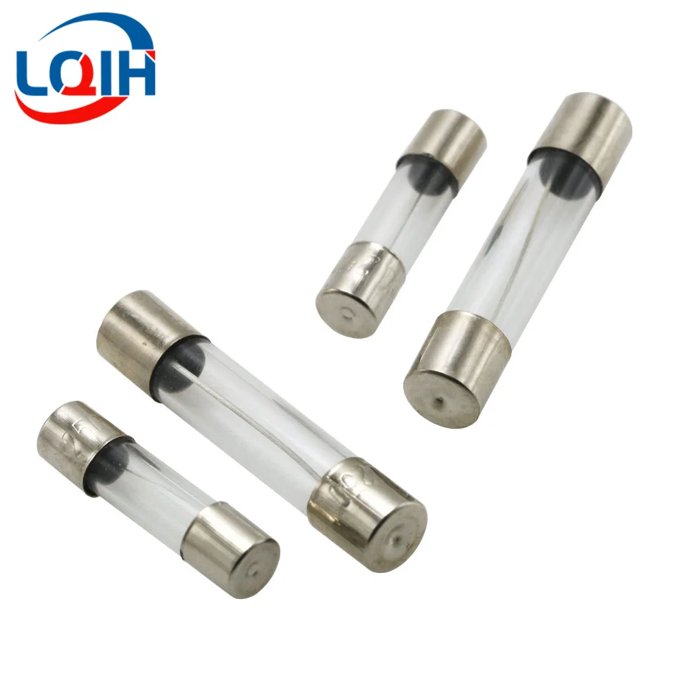 10Pcs/lot 5*20mm 6*30mm Fast Blow Glass Tube Fuses 5x20 6x30 mm 250V 0.1 0.5 1 2 3 3.15 4 5 6 7 ...