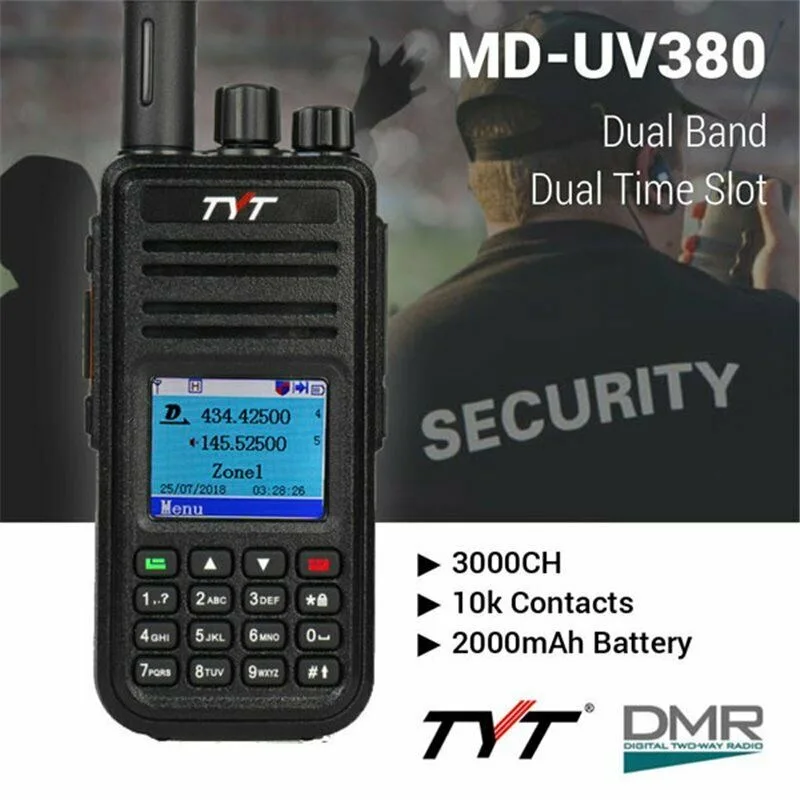 TYT-MD-UV380-DMR-5W-AES128-256-Dual-Time-Slot-Ham-Two-Way-Radio-TYT ...