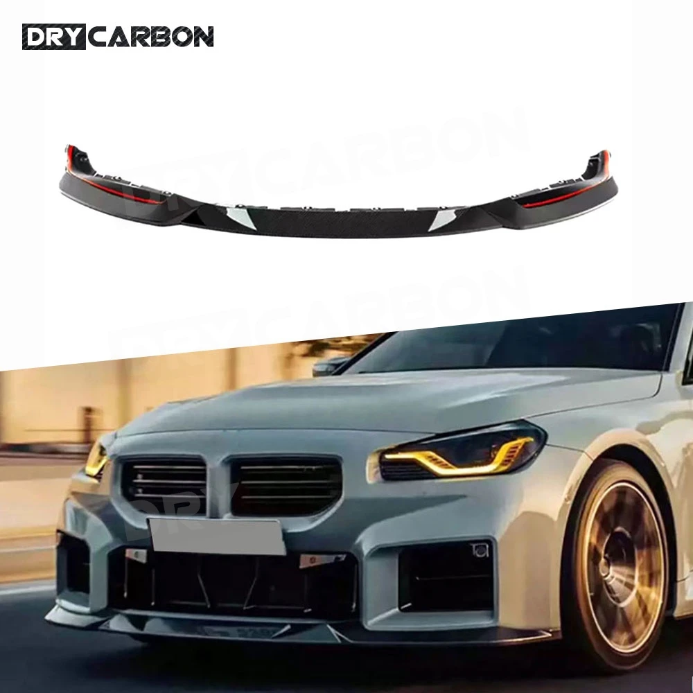 Carbon-Fiber-Front-Bumper-Lip-Chin-Spoiler-Body-Kits-for-BMW-2-Series ...