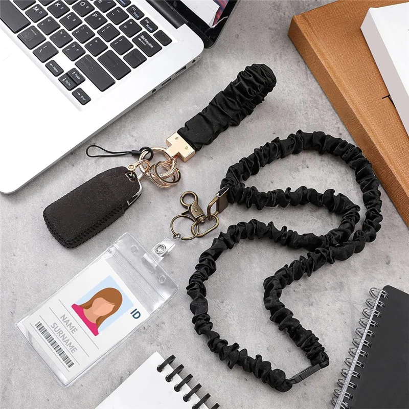 Professional Teacher Scrunchies Lanyard With Safety Breakaway Buckle ...