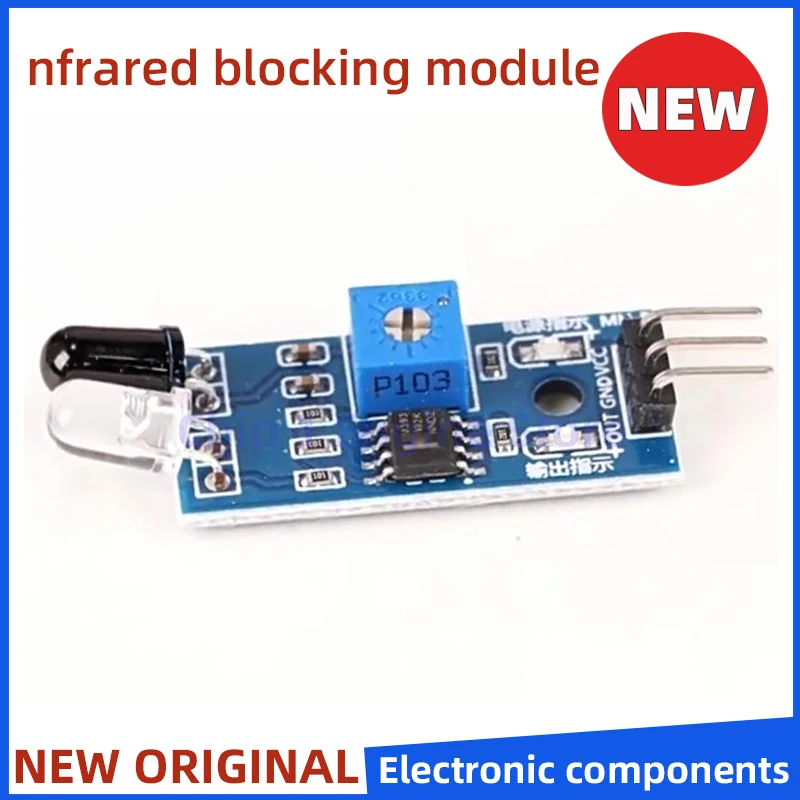 Infrared-blocking-module-Car-obstacle-avoidance-sensor-Black-and-white ...