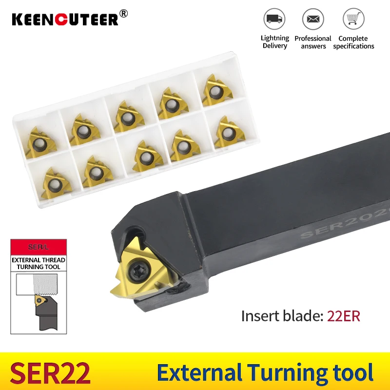 1pc-SER2020K22-SER2020M22-SER-External-Thread-Turning-Tools-Lathe ...