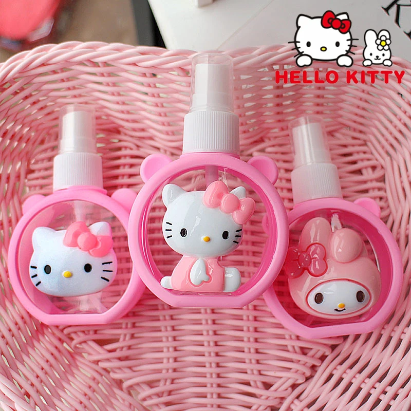55ML Hello Kitty Perfume Bottle Cartoon Mini Sprayer Refillable Perfume ...