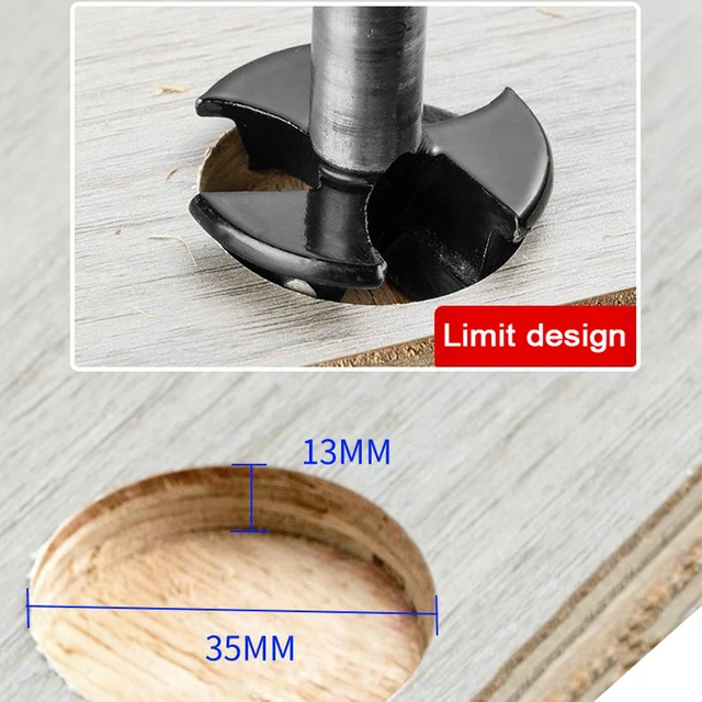 Famegmunkáló Lyuk Fúrási Útmutató Lokátor 35 Mm -Es Csuklópántos Lyukak ...