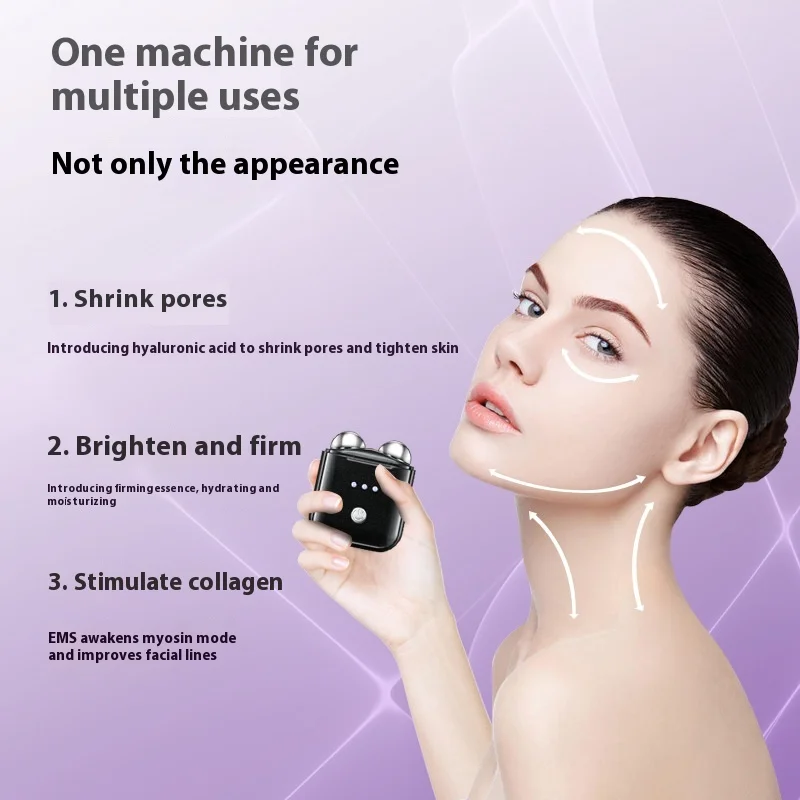 Micro-current Beauty Instrument Household Facial Massager Portable And ...