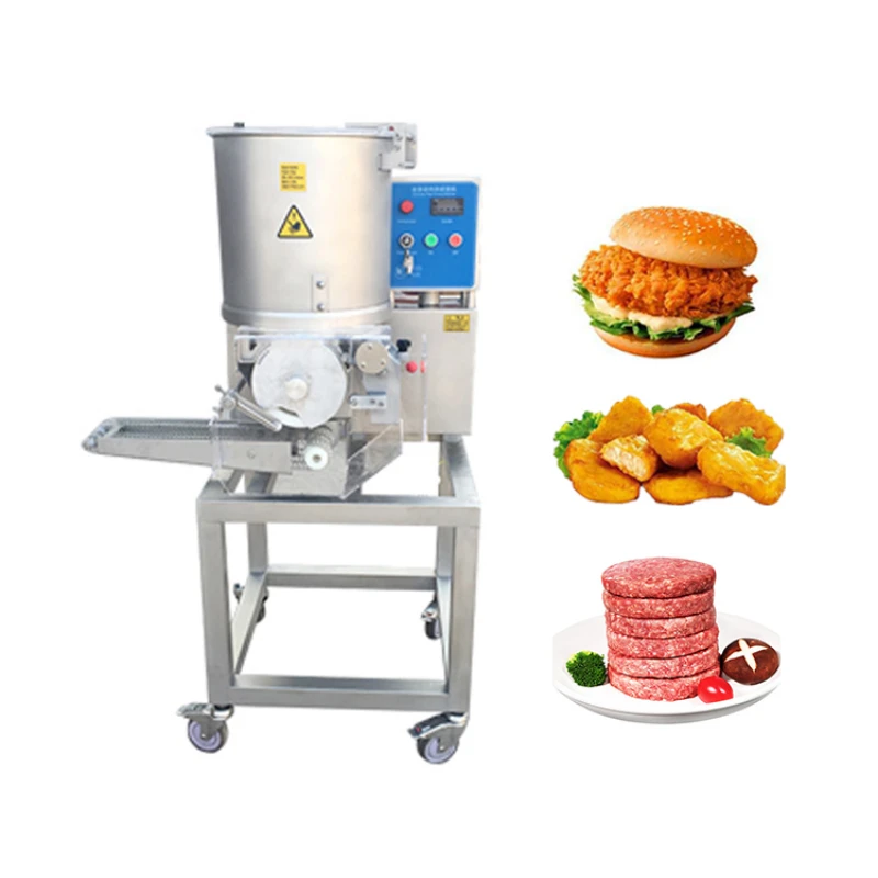 Automatic-High-Quality-Chicken-Nuggets-Burger-Patty-Forming-Press ...