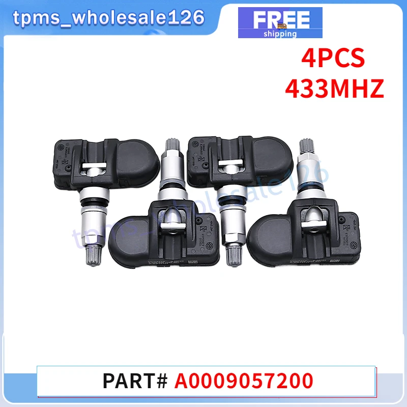 4PCS/Lot Tire Pressure Monitoring Sensor A0009057200 For Mercedes-Benz ...