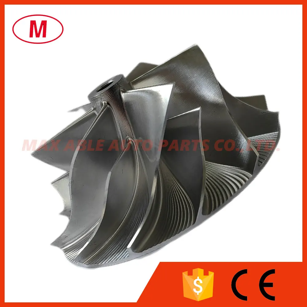 TD04 50.50/66.00mm 6+6 blades Reverse Performance Turbo Billet ...