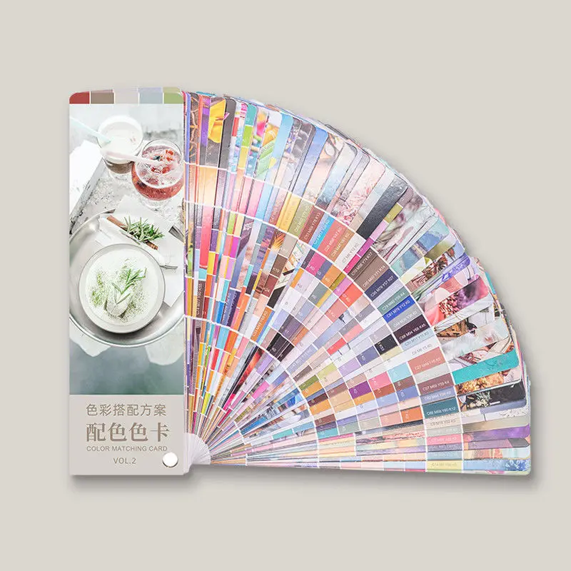NEW Designer Color Matching Scheme Color Card Printing Paint Paint Flat ...