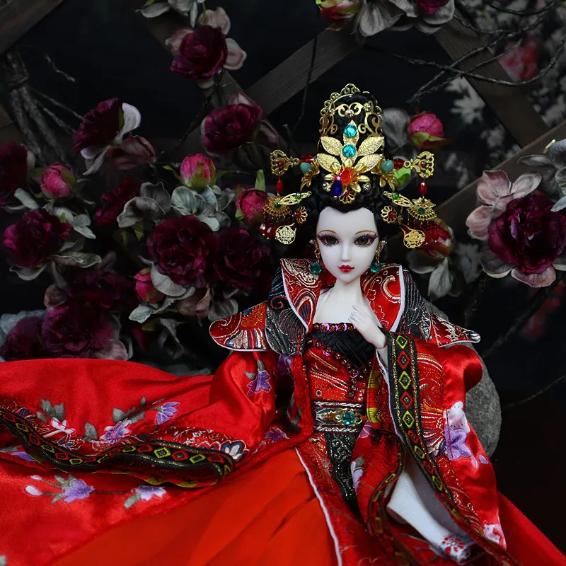 Bonecas chinesas colecionáveis artesanais da menina, vintage Tang ...