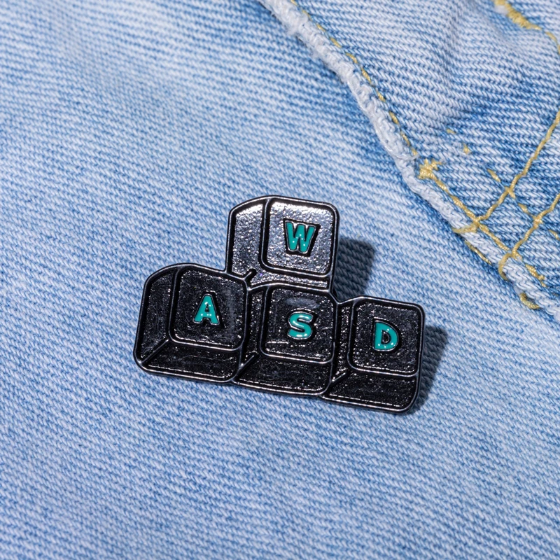 WASD-Pin-Great-Gift-for-Gamers-PC-Gaming-WASD-Pin-Enamel-Pin-with ...