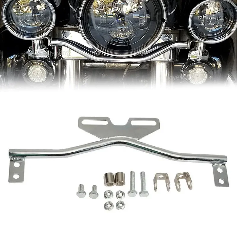 Motorcycle Light Bar Mount Bracket Clamp For Spot Fog Driving Turn ...
