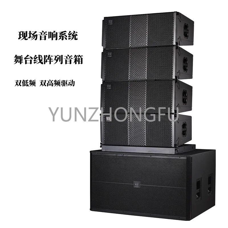 Stage-Audio-Equipment-Double-10-Inch-Linear-Array-Speaker-Outdoor ...