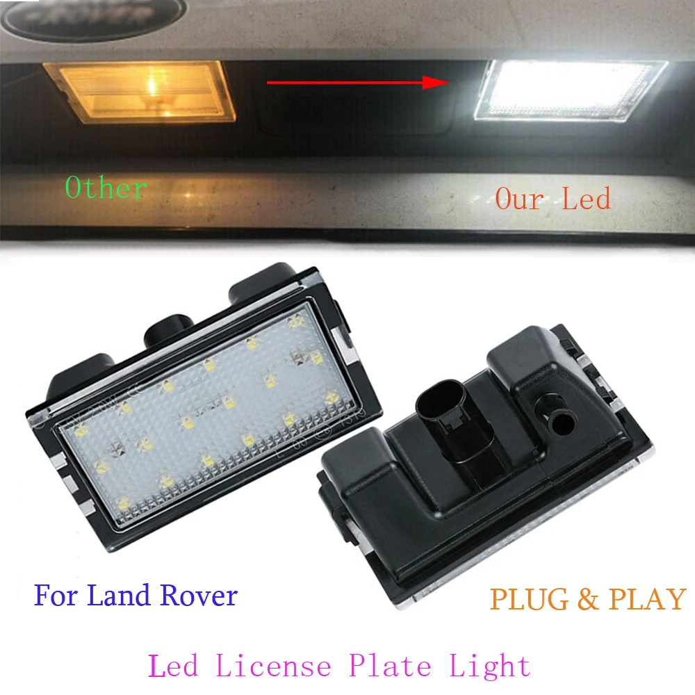 Canbus-Car-LED-License-Plate-Lights-For-Land-Range-Rover-Sport-L320 ...