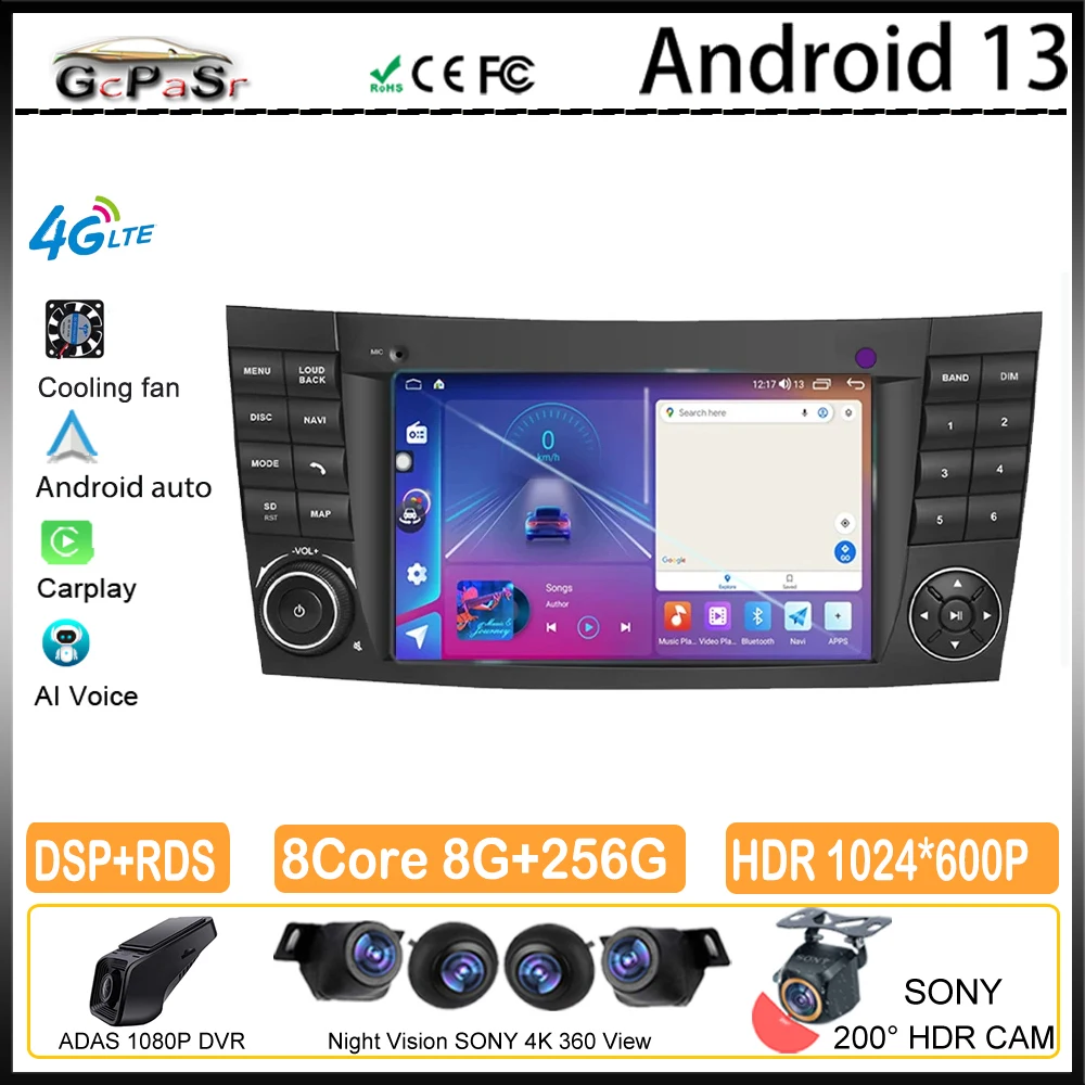 Android-For-Mercedes-Benz-E-class-W211-E200-E220-E300-E350-E240-E270 ...