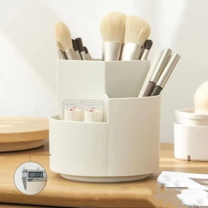 360-Rotating-Large-Capacity-Rotating-Pen-Holder-Desk-Pencil-Storage-Box ...