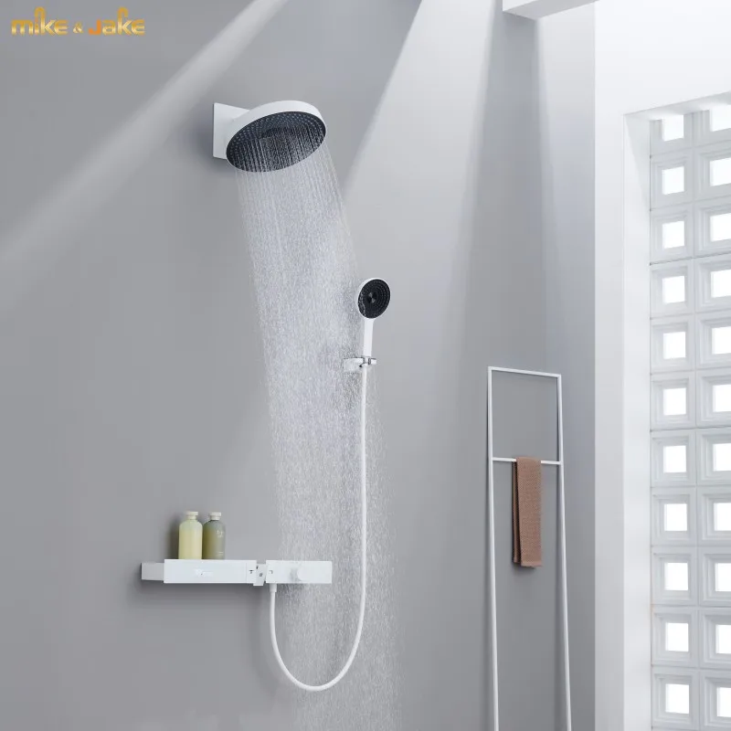 Thermostatic-digital-display-shower-set-Big-rainfall-shower-mixer ...