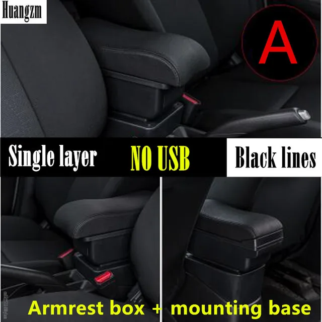 For Renault Kwid Armrest box For Renault Kwid zen car armrest box ...