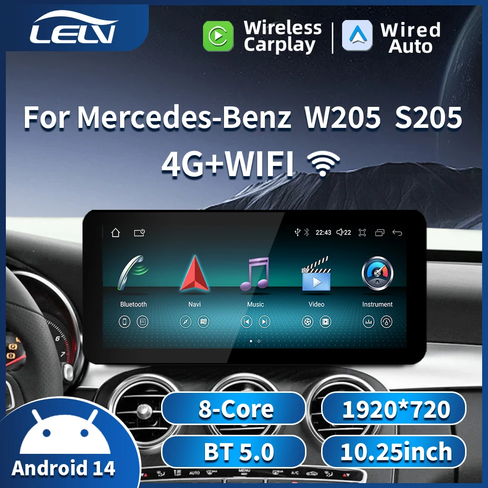 New-Car-Multimedia-Wireless-Android-AUTO-CarPlay-10-25-inch-Screen-For ...