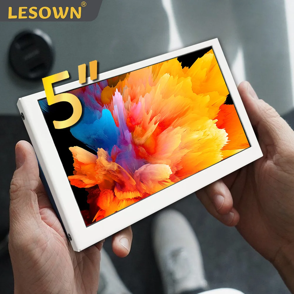 LESOWN-mini-Monitor-LCD-Touchscreen-5-inch-800x480-IPS-HDMI-Portable ...