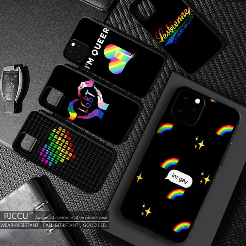 Gay-Lesbian-LGBT-Rainbow-Pride-Girl-Boy-Phone-Case-For-iphone-11-12 ...