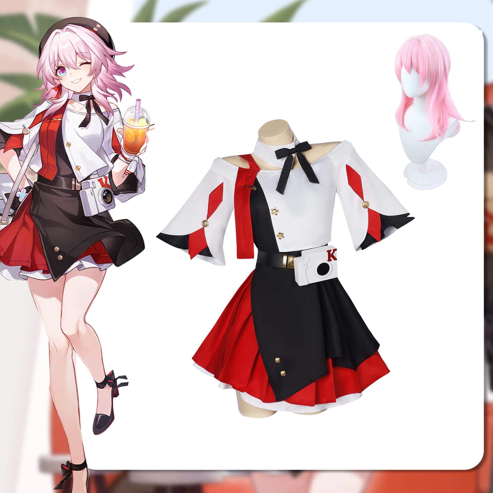 March-7th-KFC-Co-branding-Cosplay-Costume-Honkai-Star-Rail-Carnival ...