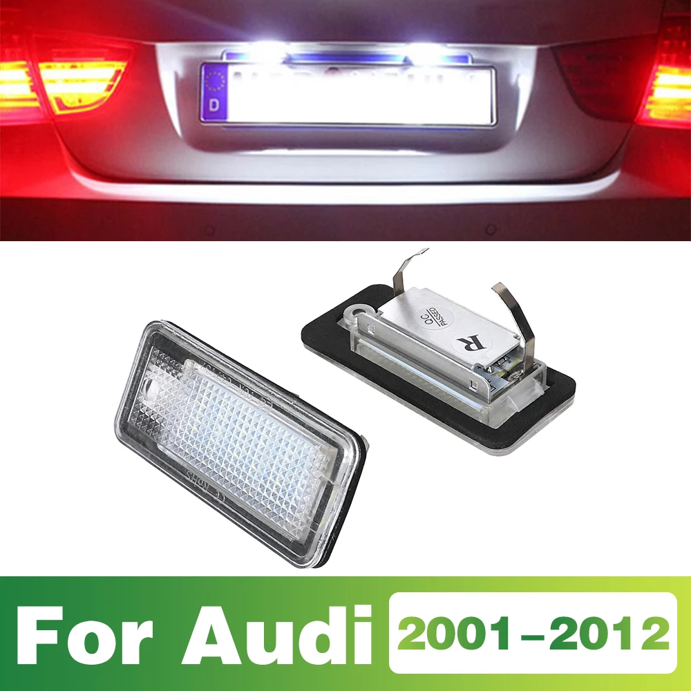 NEW Error Free White LED Car License Plate Light Bulbs Accessories For ...