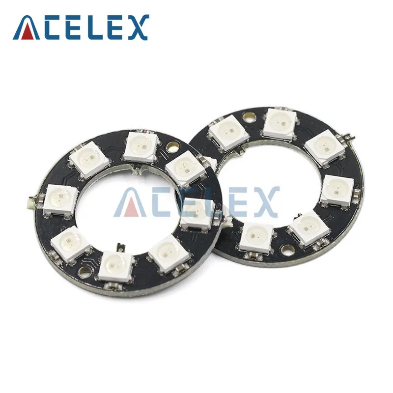 RGB-LED-Ring-1Bit-8Bit-12Bit-16Bit-24Bit-WS2812-5050-RGB-LED-Integrated ...