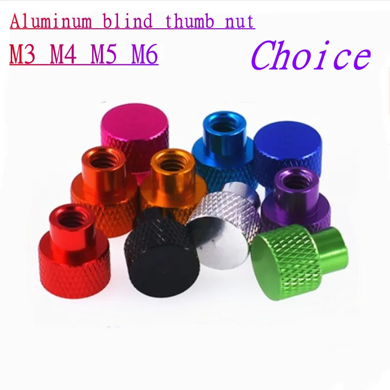 5pcs-lot-M3-M4-m5-m6-colourful-aluminum-blind-thread-Frame-Hand-Tighten ...