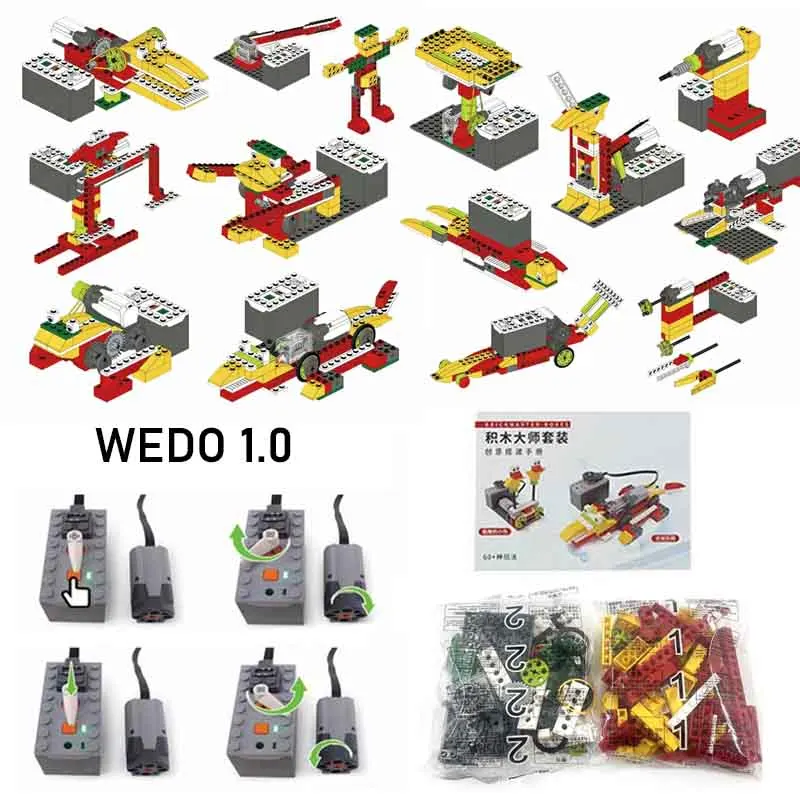 NEW-Upgrade-Technical-Building-Blocks-Parts-WeDo-Robotics-Construction ...