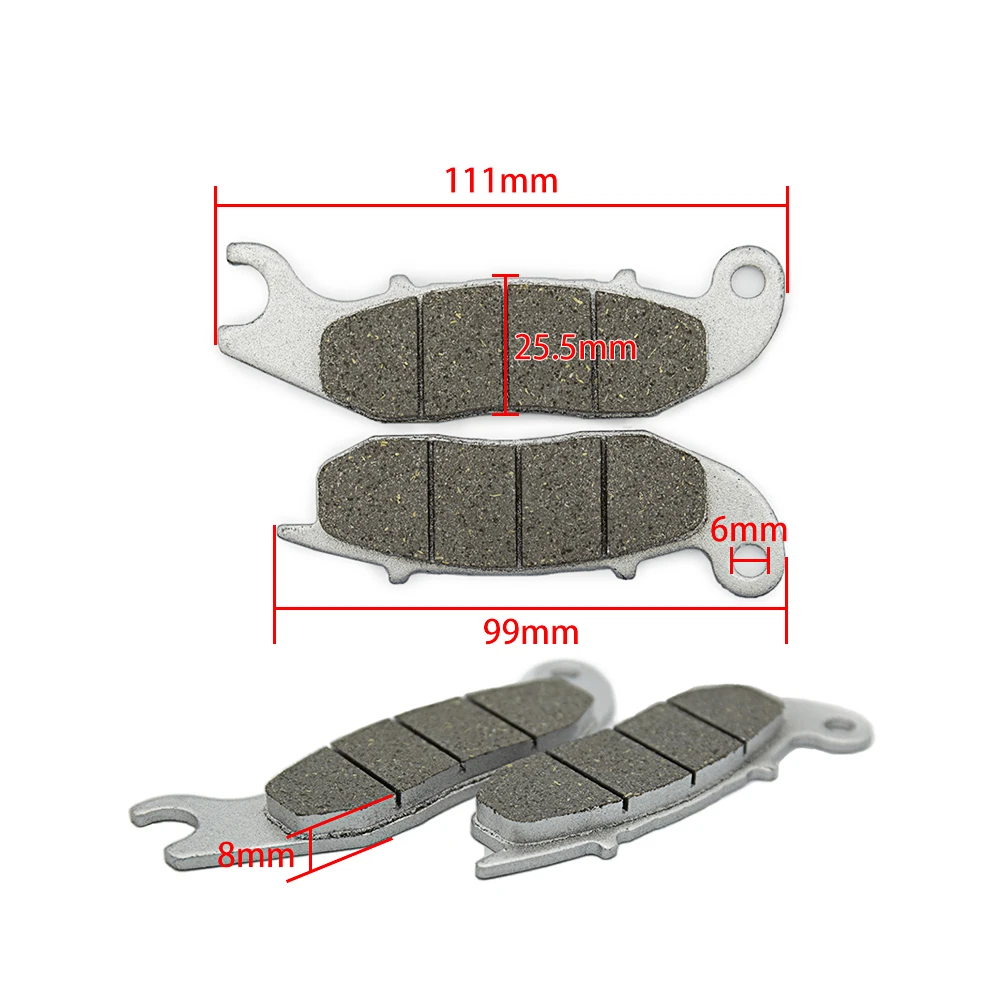 Motorcycle Front Rear Brake Pads | Honda Crf250 2006 Brake Pads ...