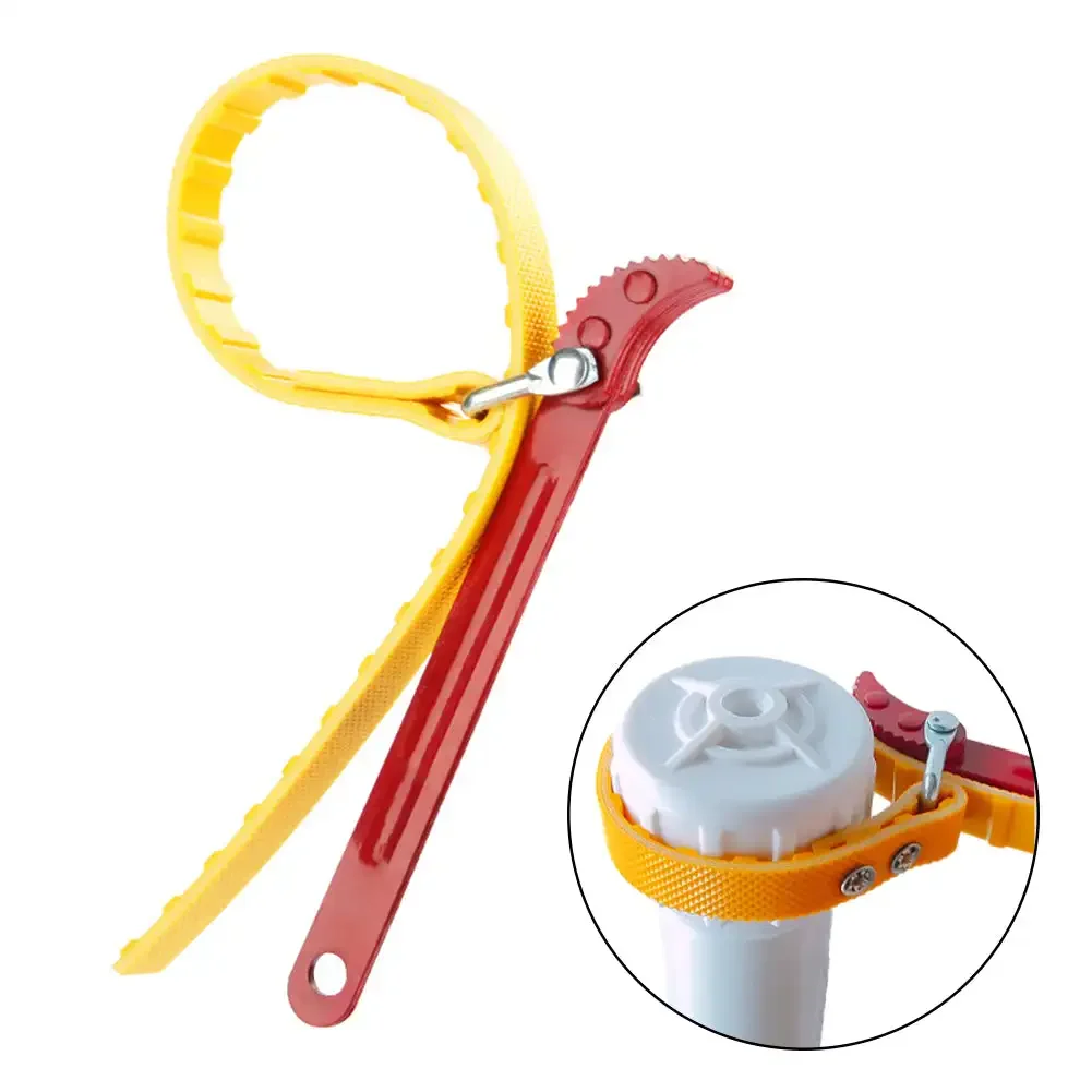 6-8inch-Belt-Wrench-Adjustable-Oil-Filter-Puller-Strap-SpannerChain ...