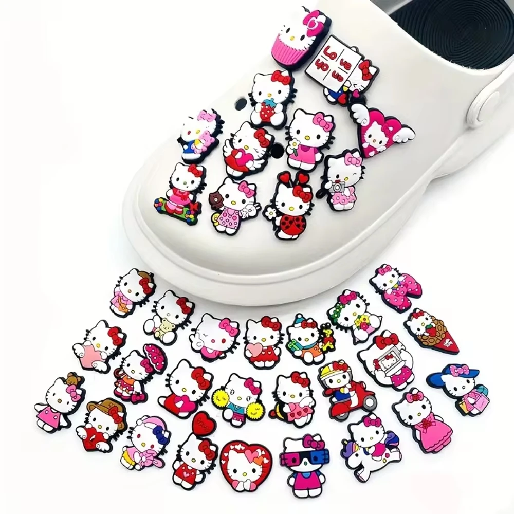 MINISO-Shoe-Charms-Accessories-10Pcs-Kuromi-My-Melody-Charm-Shoe ...