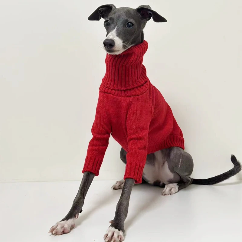 Pull-l-vrier-italien-col-roul-Whippet-v-tements-chauds-pour-animaux-de ...