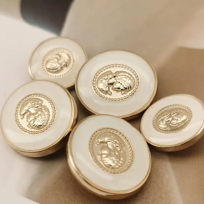 Oval-High-end-Smooth-Gold-Metal-Buttons-for-Clothing-Coat-Sewing ...