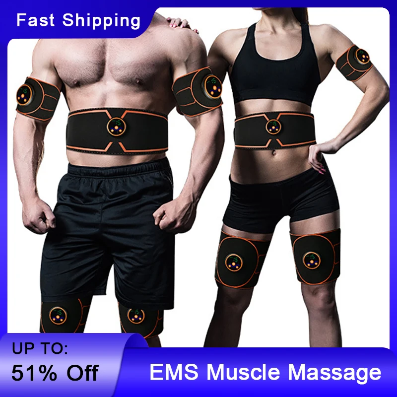 EMS-Muscle-Stimulator-Body-Shaping-Massager-Abs-Abdominal-Massage ...