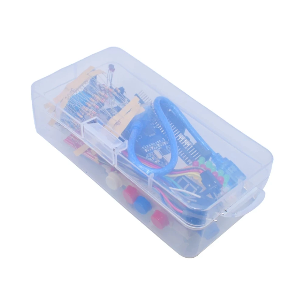 Starter Kit For Arduino Uno R3 Breadboard Basic Simple Learning Kit