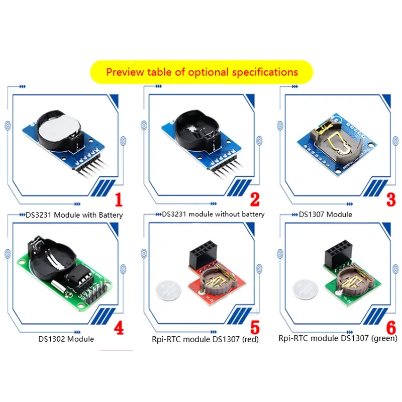 Clock module series Raspberry Pi foreign high-precision RTC module ...