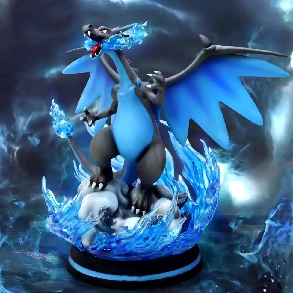 28CM Pokemon EDG Charizard Bulbasaur Mewtwo figures PVC CuteLeaf ...