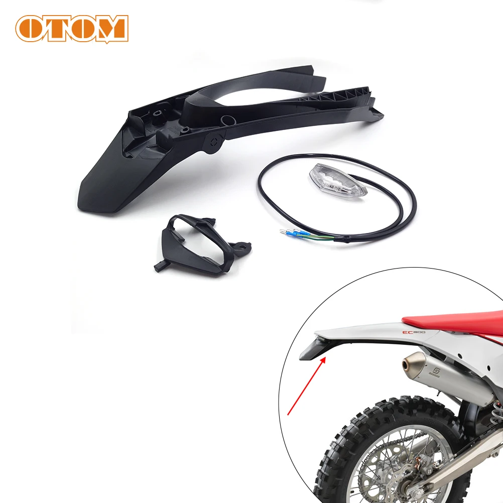 Otom 2022 Motorcycle License Plate Holder Tail Light Bracket With Led ...