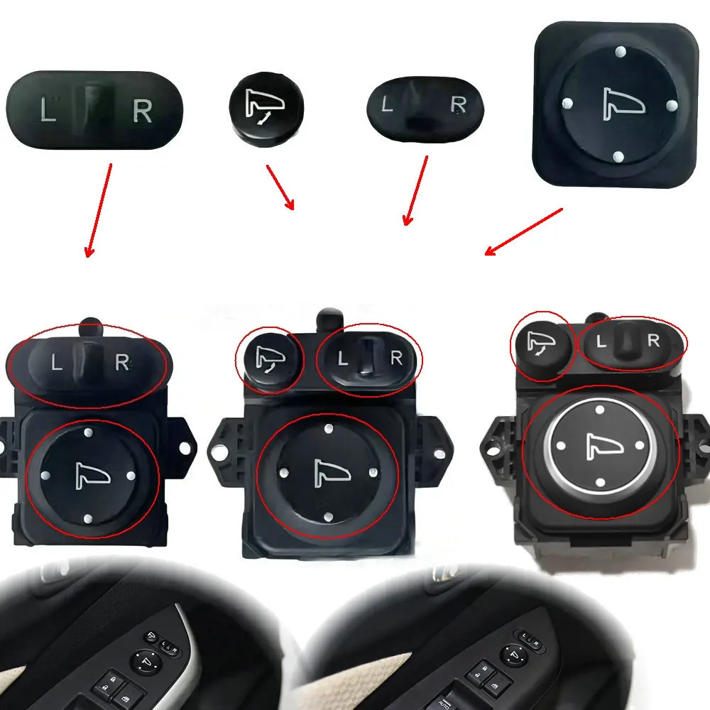 Adapted-to-CRV-Odyssey-city-civic-Accord-Rearview-mirror-folding-switch ...
