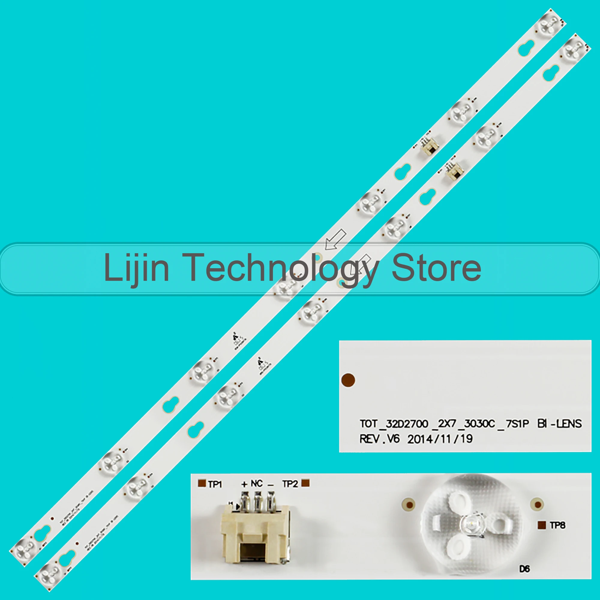 LED-BackLight-Strip-For-32D1620-32LET42T2-FLTV-32C12-C-LB3207-YH01J ...